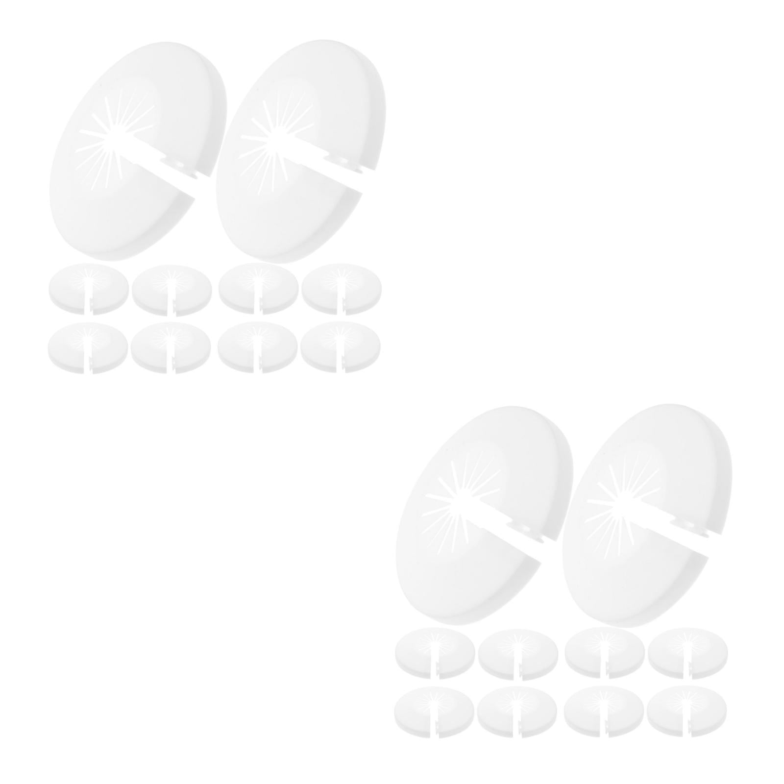 Worgeous 20 PCS Water Pipe Cover Decoration Plumbing Cover Plates Drain ...