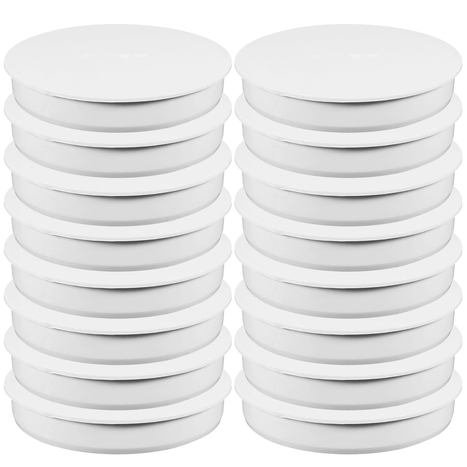 Worgeous 20 Pcs Eaves Rainwater PVC Drainage Pipe Accessories Sewer ...