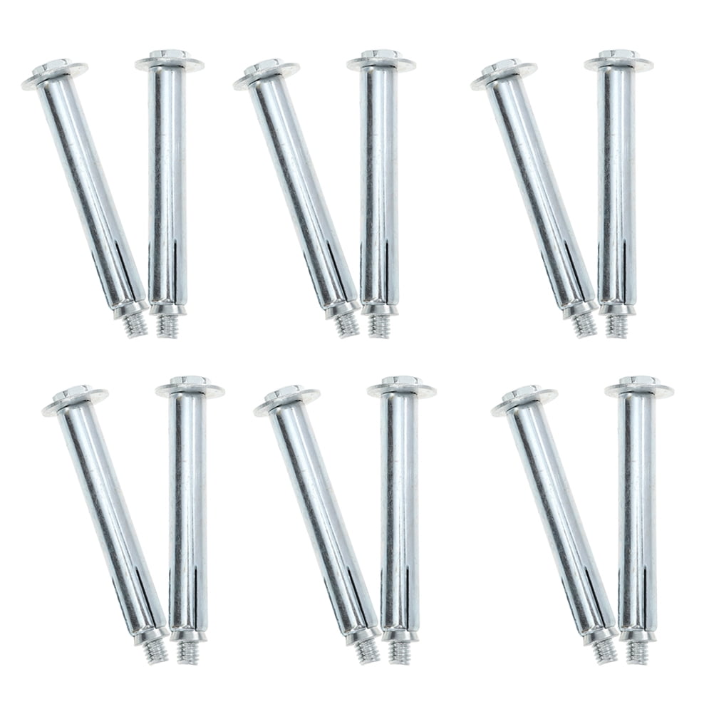 Worgeous 20 Pcs Expansion Wall Anchors Bolts Heavy Duty Ground Lock ...