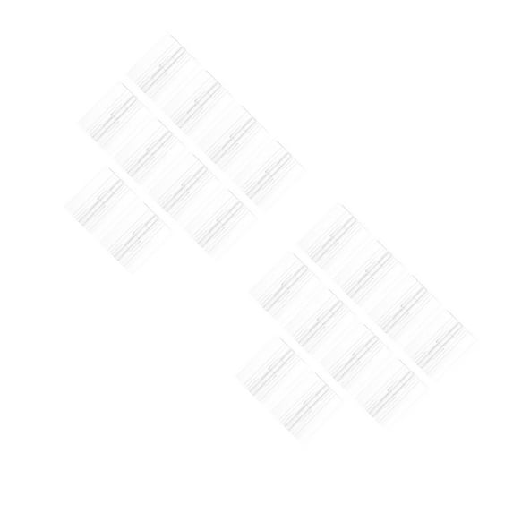 Worgeous 20 Pcs Folding Hinges Transparent Acrylic Hinges Durable Clear ...