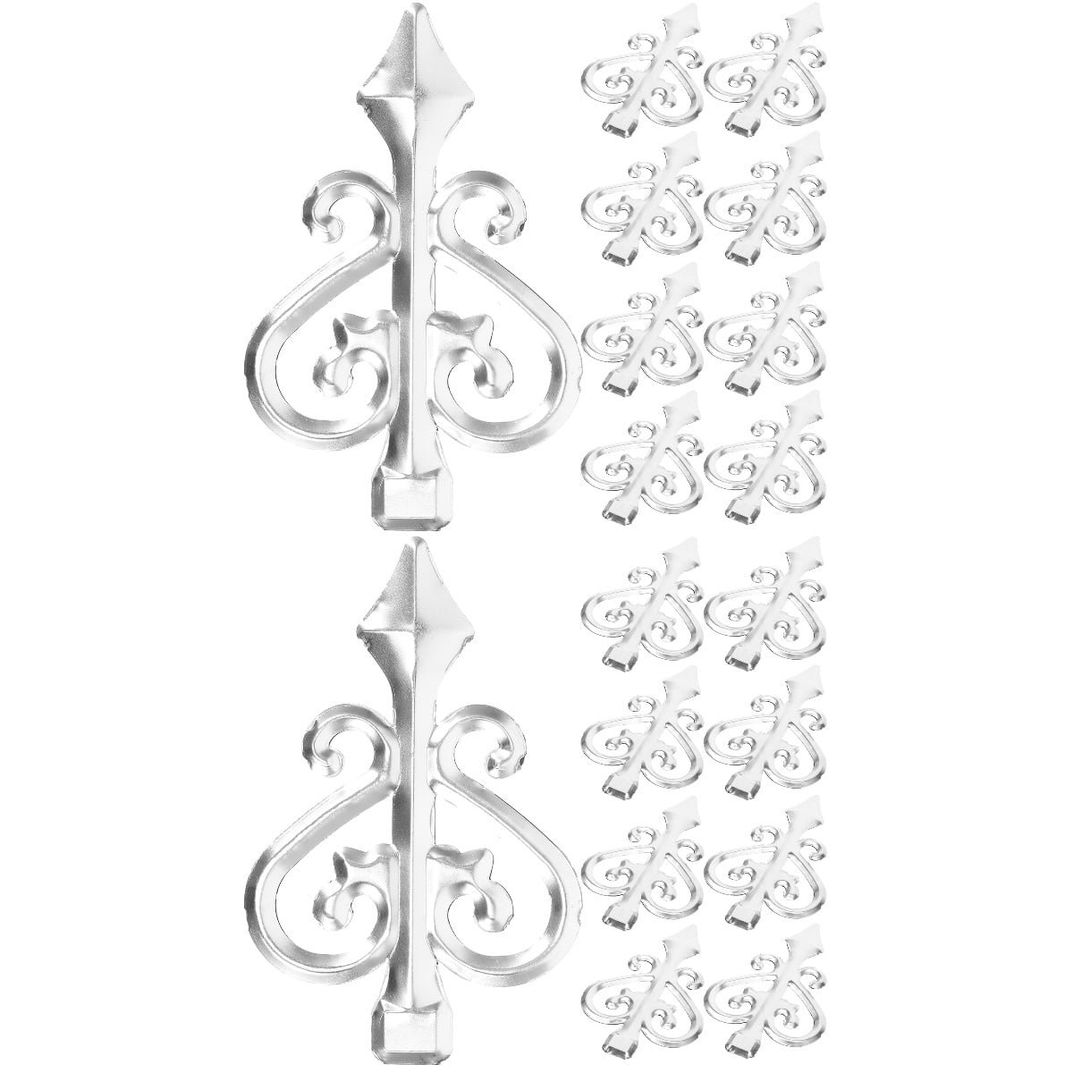 Worgeous 20 Pcs Garden Fence Toppers Fence Caps Fence Covers Decorative ...