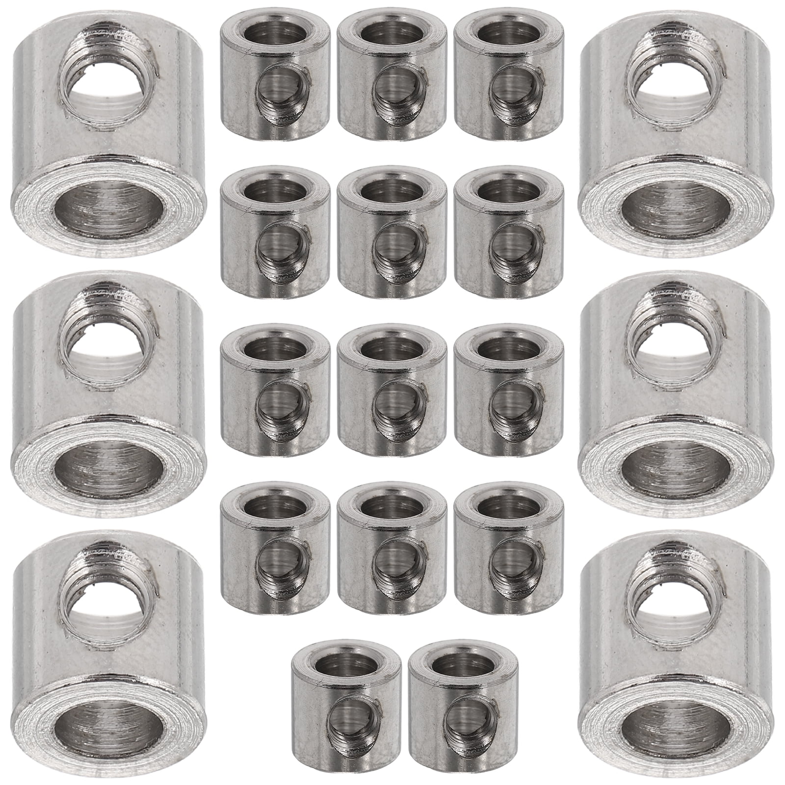 Worgeous 20 Pcs Grad Boxes Wire Rope Self-locking Buckle 0.90X0.90X0 ...