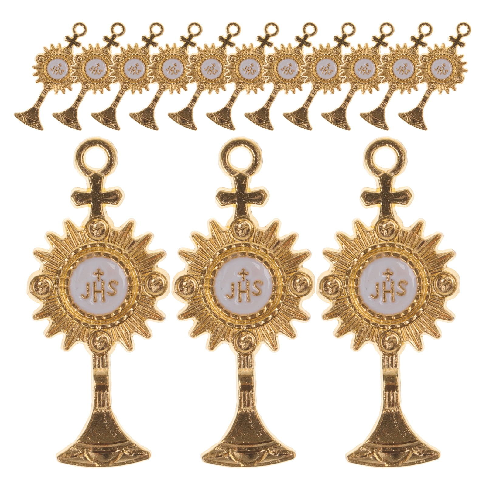 SEWCHICS Party Supply Topper Church Party Ornaments Golden Alloy 20Pack ...