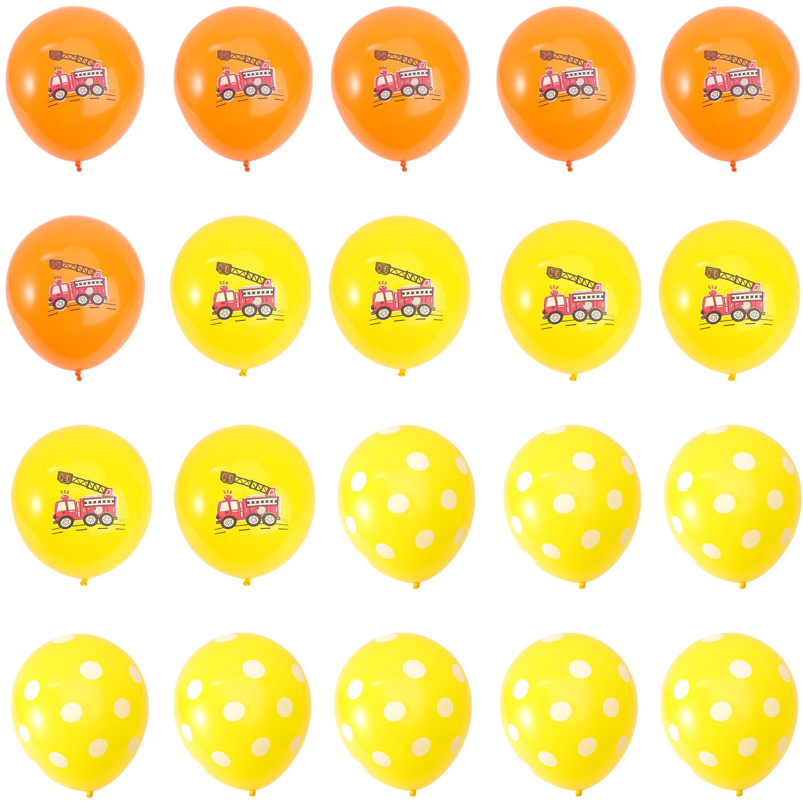 Worgeous 20 Pcs Hot Air Balloon Decorations Small Balloons Neon Child ...
