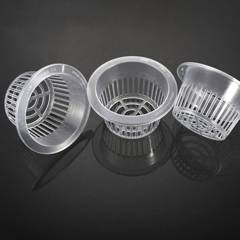Worgeous 20 Pcs Hydroponic Basin Plant Pots Outdoor Hydroponics Net Cup ...