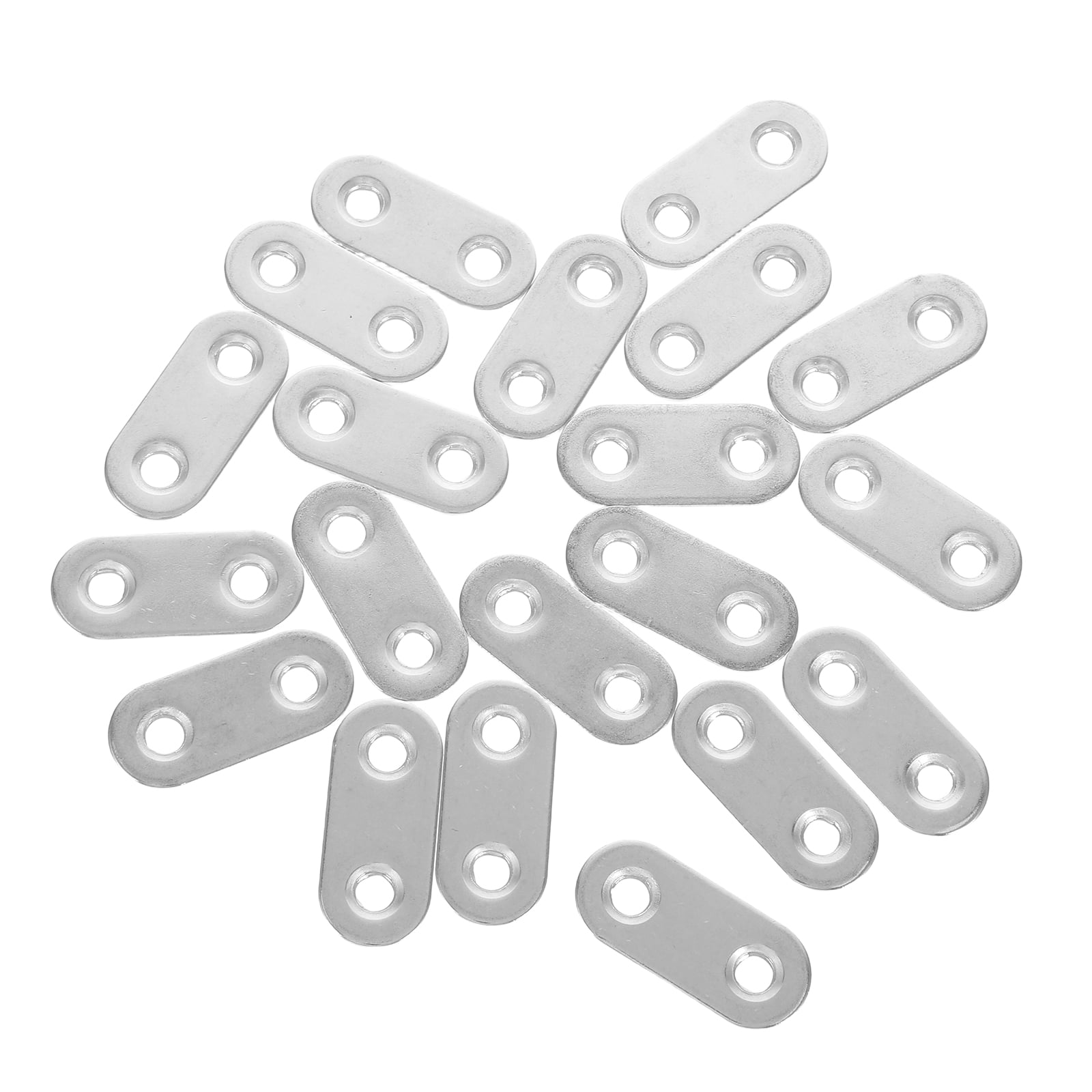 Worgeous 20 Pcs Metal Shelf Connectors Window Fixing Plate Bottom ...