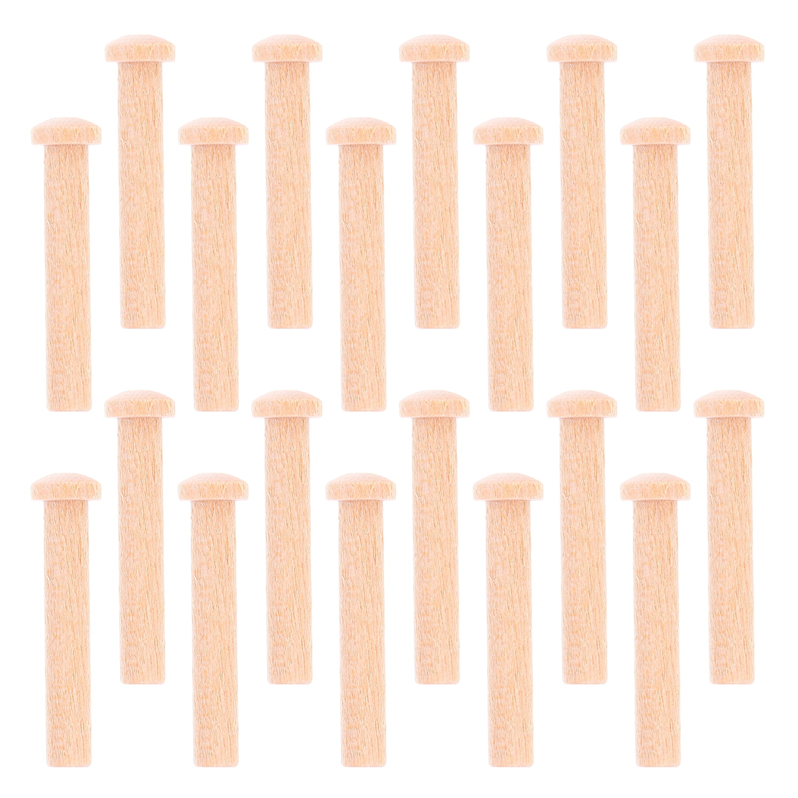 Worgeous 20 Pcs Planter Stand Solid Wood Small Dowels Child 3.30X0.80X0 ...
