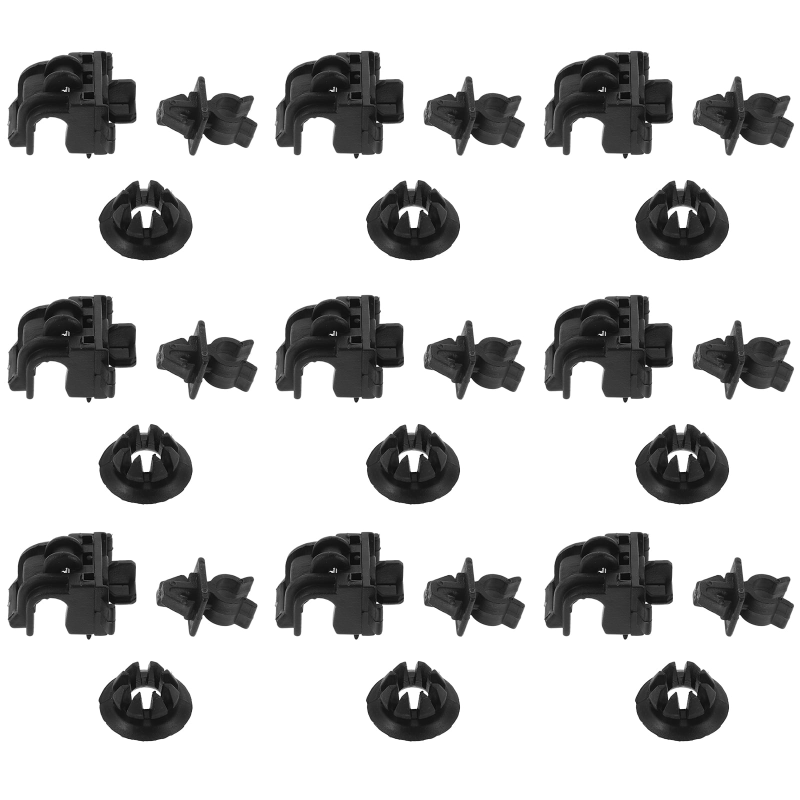 Worgeous 20 Sets Of Hood Support Prop Rod Holder Clip Plastic Car Hood ...