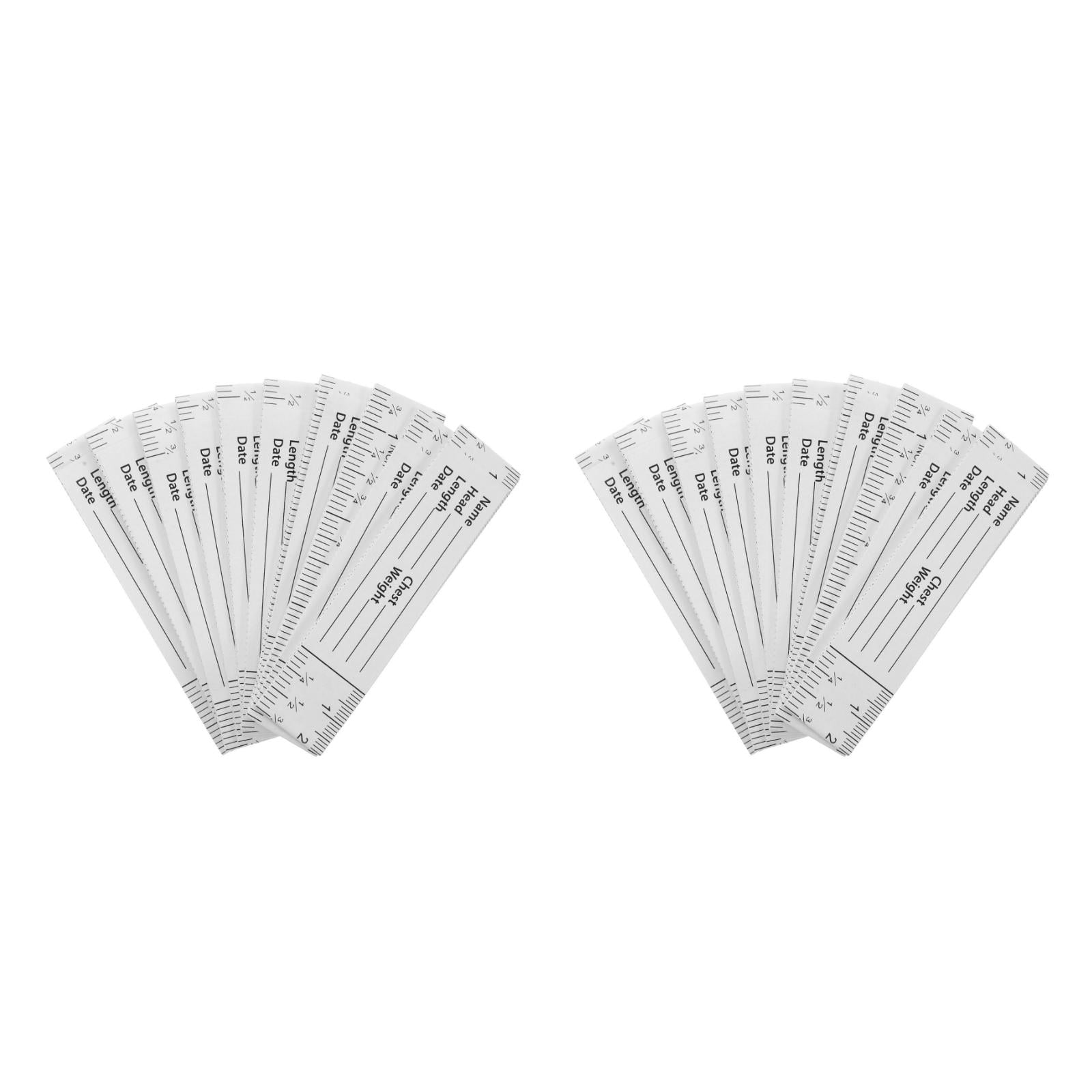 Worgeous 20 pcs 152cm Paper Ruler With Centimeter Inch Scale Paper Tape ...