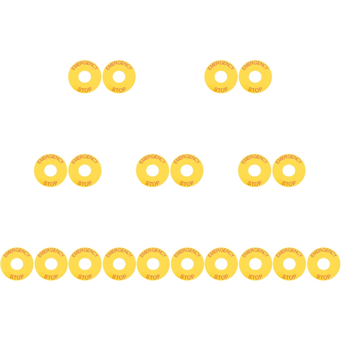 Worgeous 20 pcs Industrial Machinery Electrical Devices Stickers ...