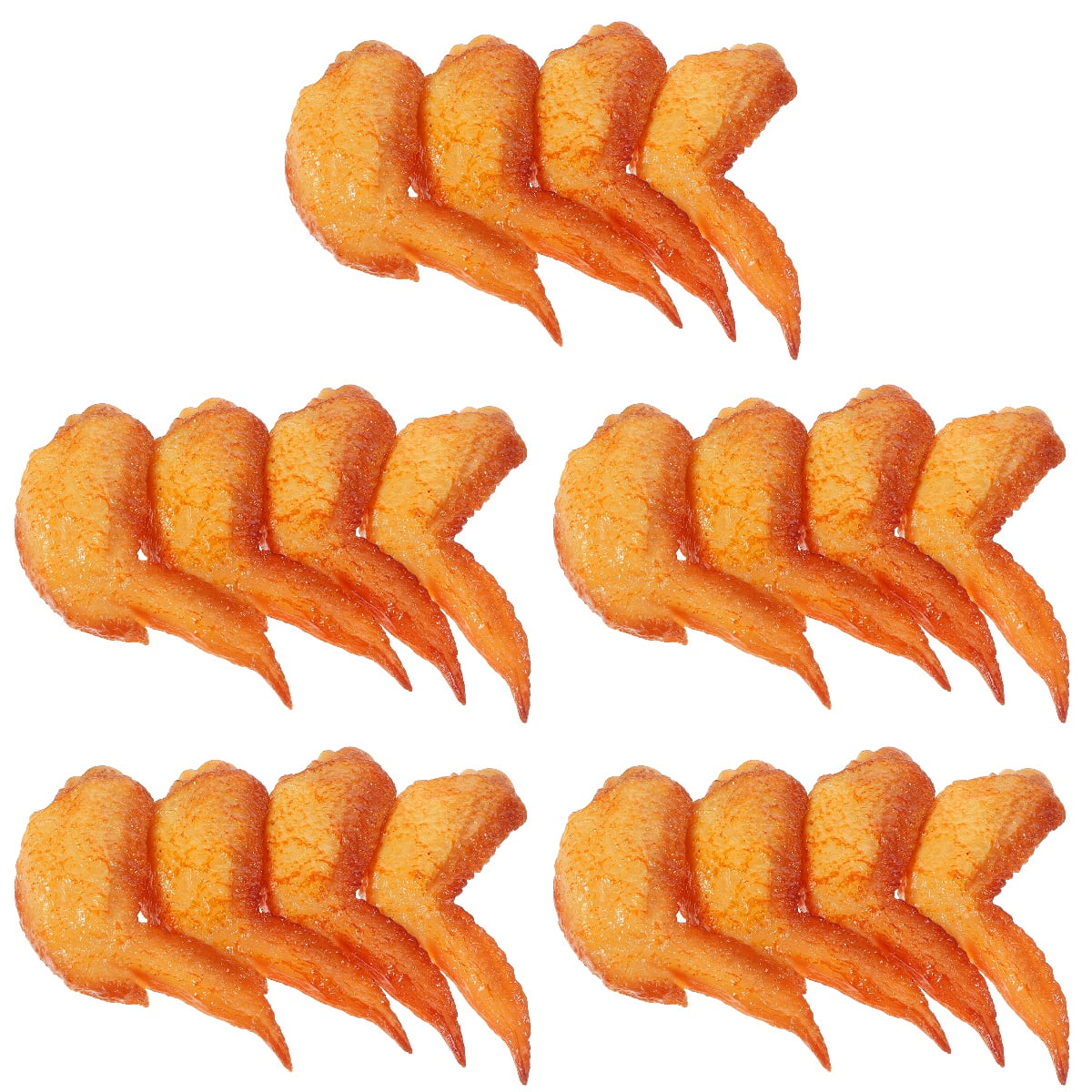 Worgeous 20 pcs Fake Chicken Wings Simulation Chicken Lifelike Chicken ...
