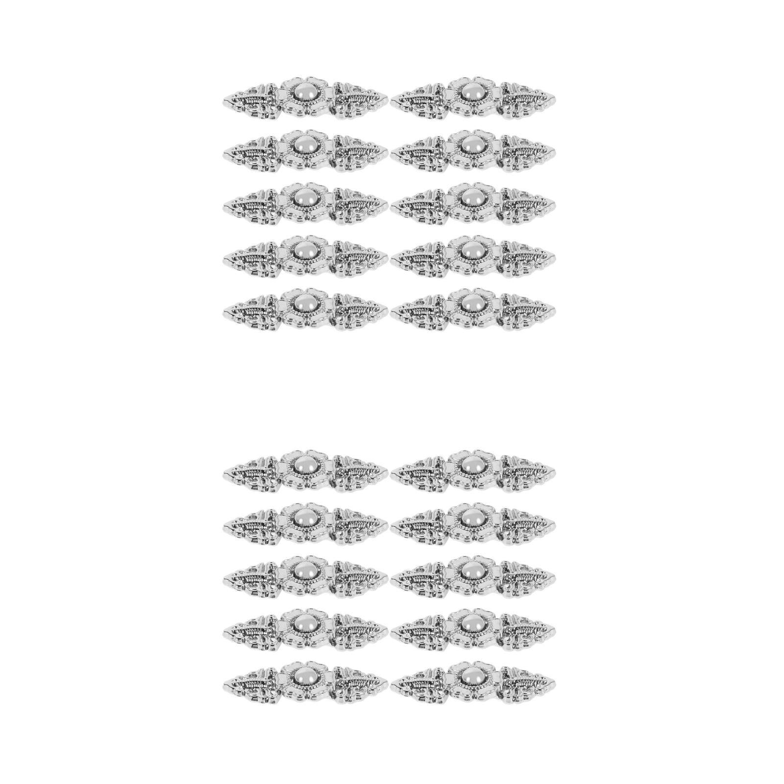 Worgeous 20 pcs Frog Button Fasteners Chinese Button Closures Clasp ...