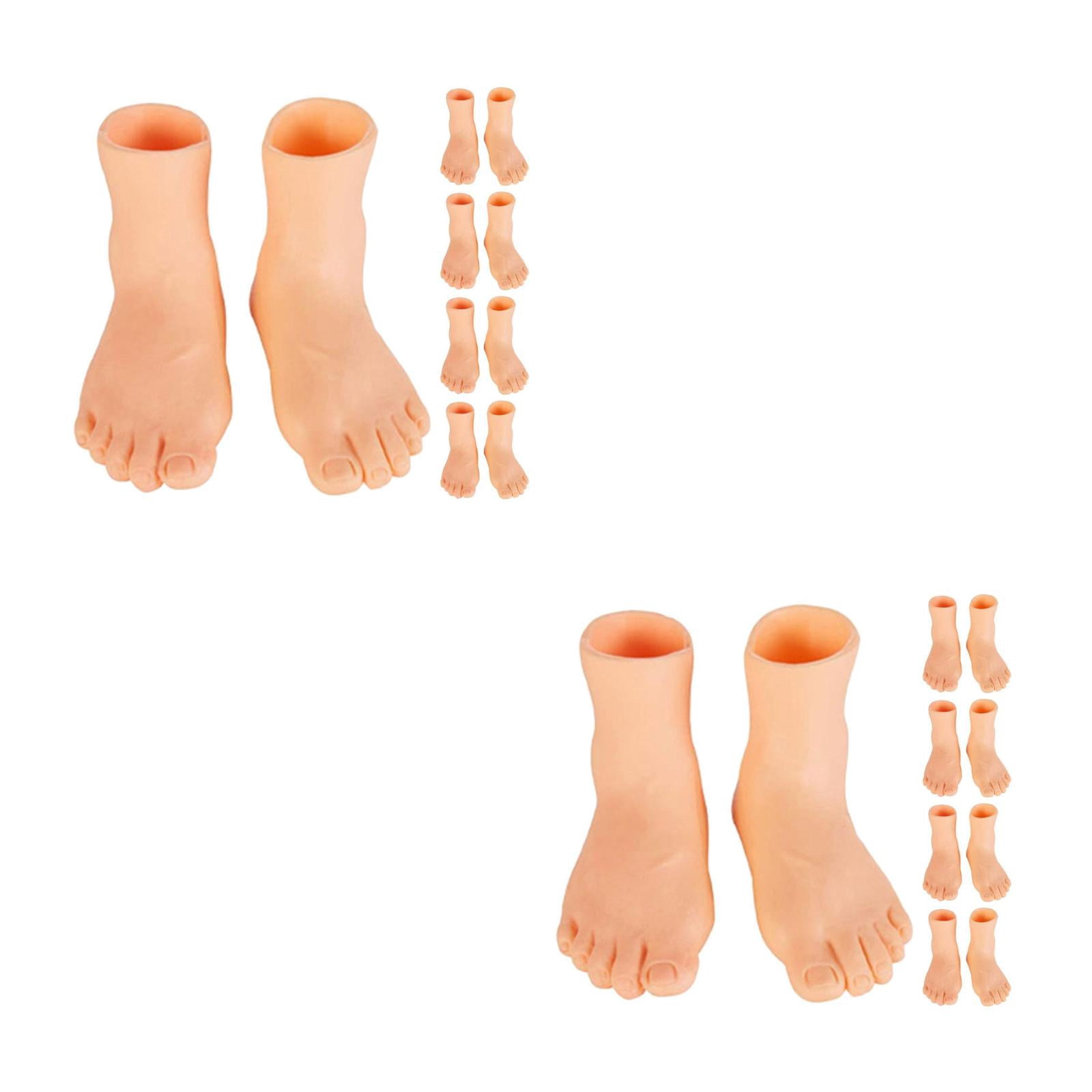 Worgeous 20 pcs Little Feet Fingers Puppet Fun Small Feet Puppet Toys ...