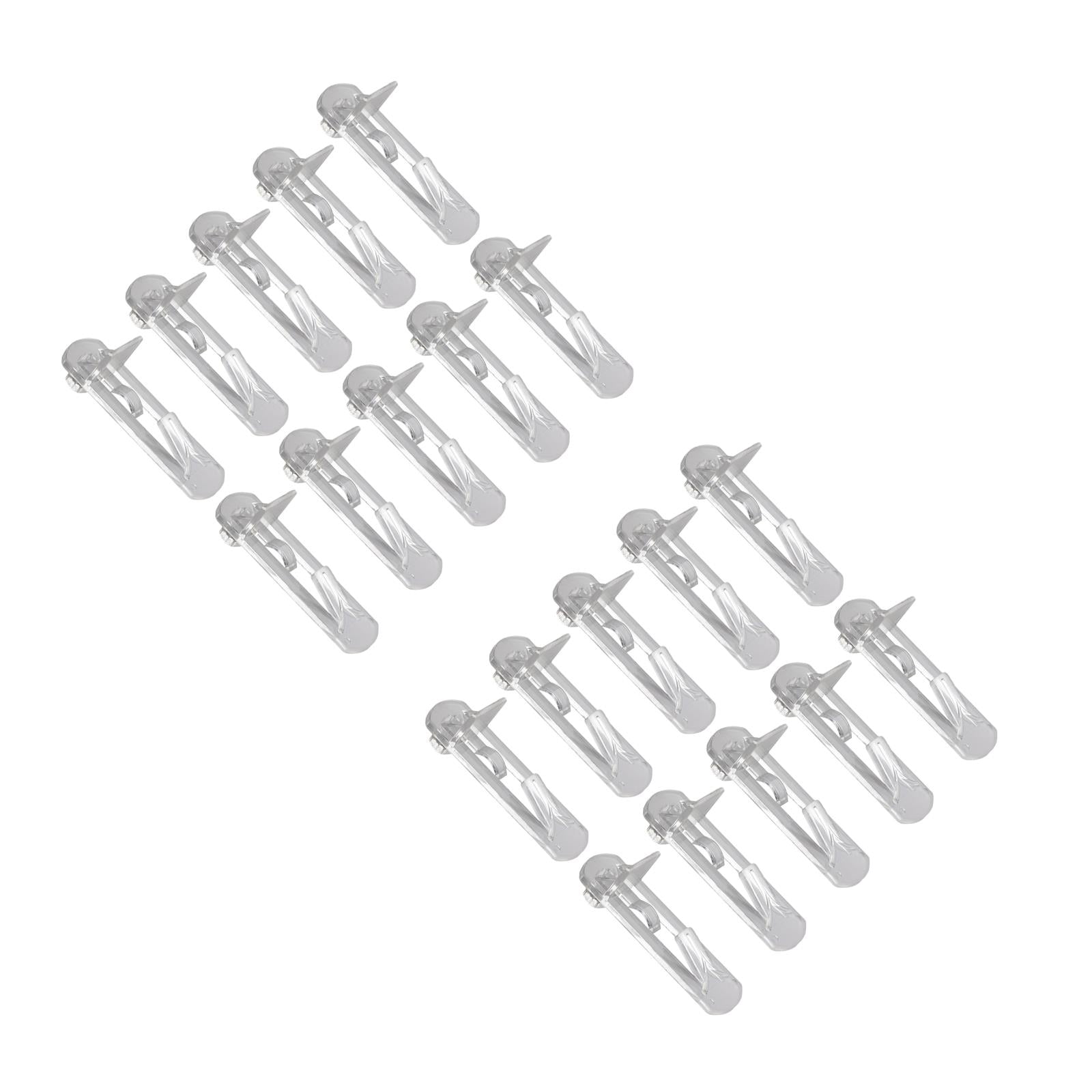 Worgeous 20 pcs Locking Shelf Pins Cabinet Shelf Clips Locking Shelf ...