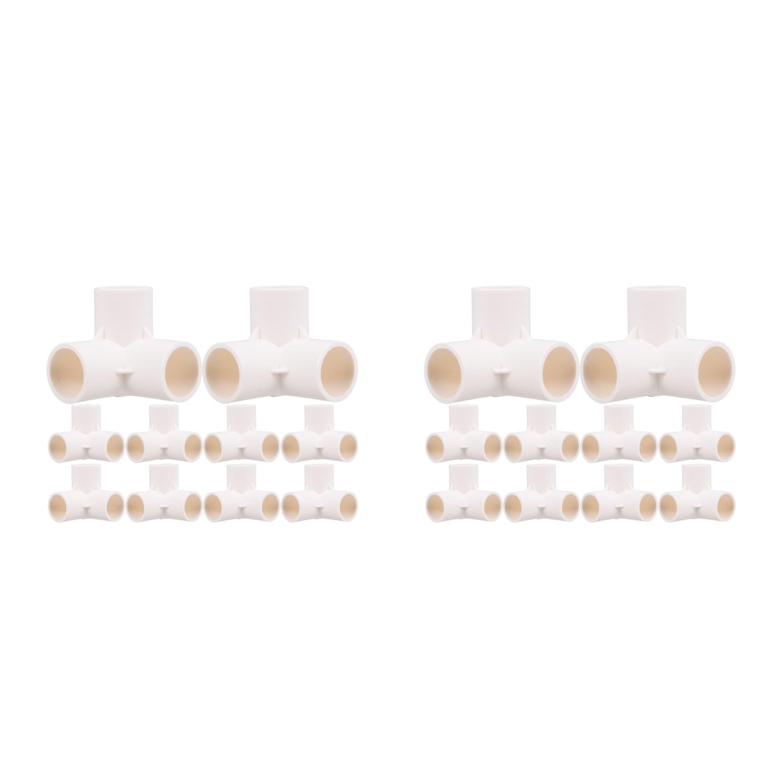 Worgeous 20 pcs Pipe Joint Connector Pvc Fittings Pipe Water Hose ...