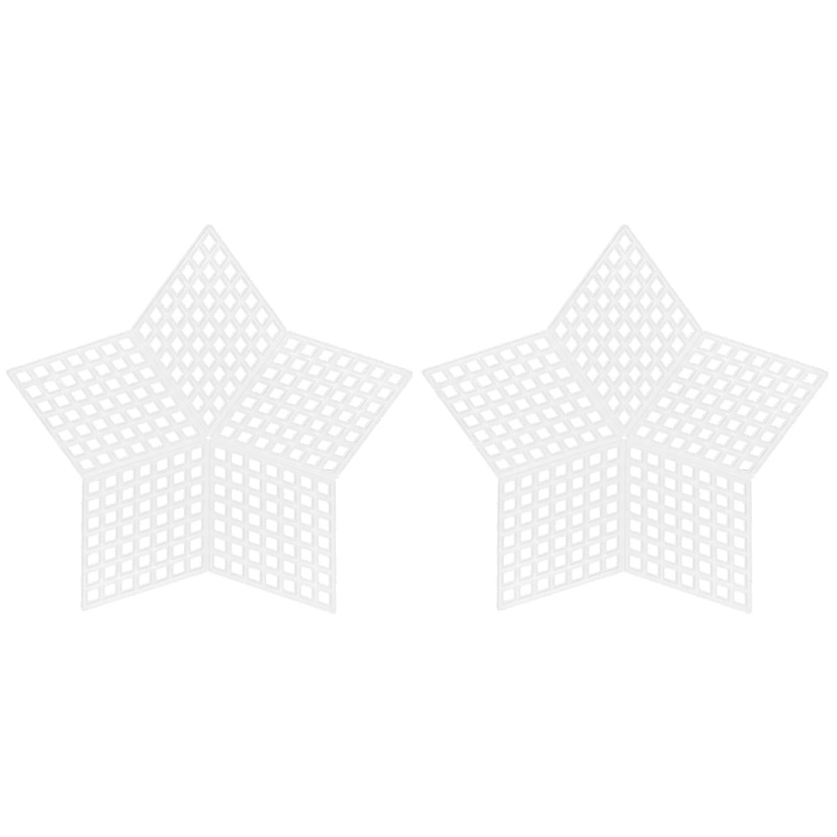 Worgeous 20 pcs Plastic Mesh Sheet Bag Mesh Sheet Embroidery Mesh Sheet ...
