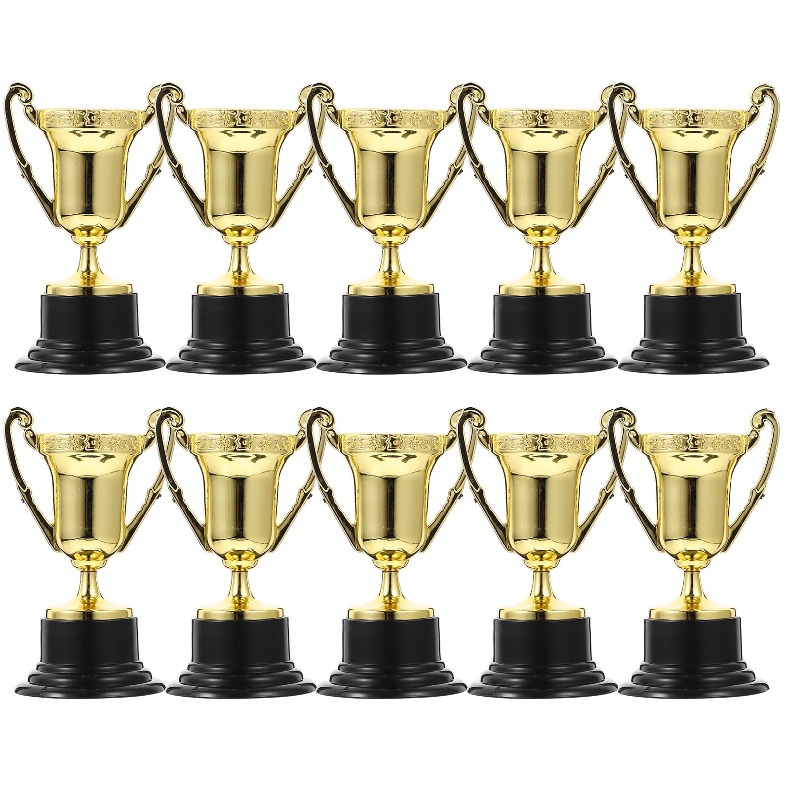 Worgeous 20 pcs Plastic Reward Trophies Gold Award Trophy Cups School ...