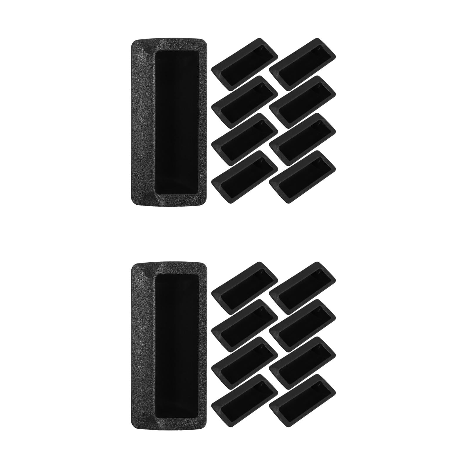 Worgeous 20 pcs Recessed Plastic Flush Door Pull Handle Cabinet Drawer ...