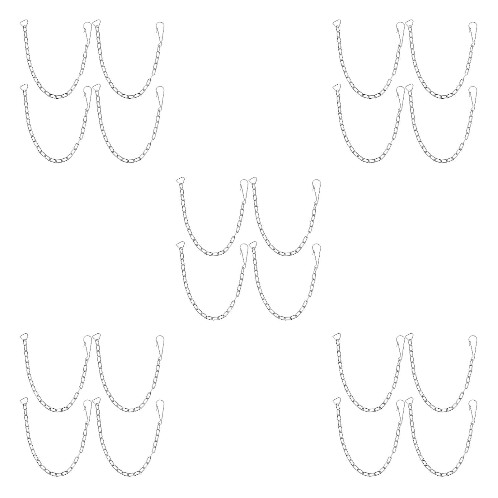 WHAMVOX Raindrops 20 pcs Reliable Toilet Flapper Chain Replacement ...