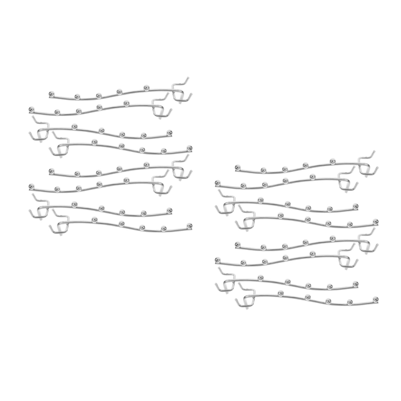 Worgeous 20 pcs Sturdy Pegboard Hooks Utility Pegboard Hooks For Garage ...