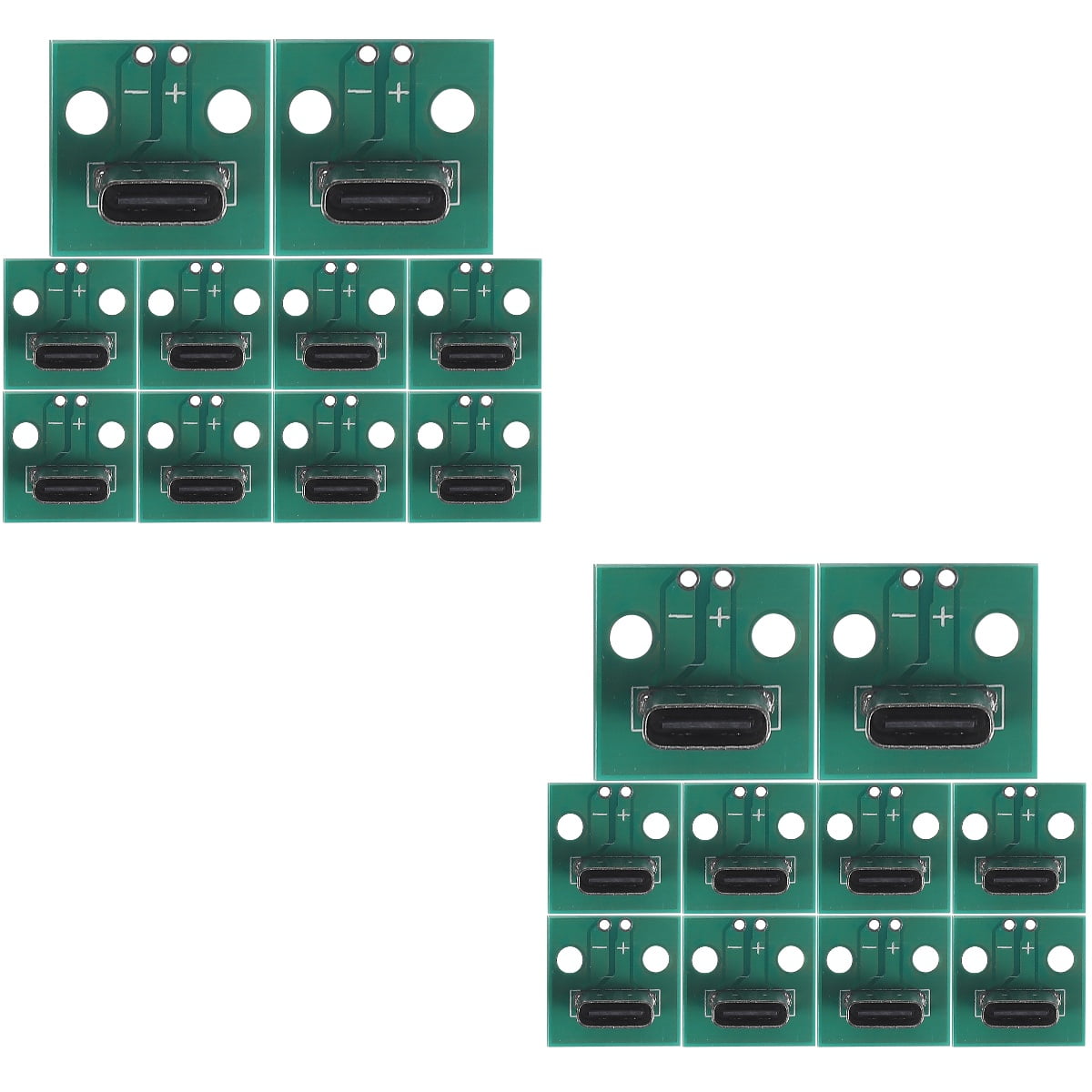 Worgeous 20 pcs USB Connector 6-pin Pcb Board Support Module Female ...