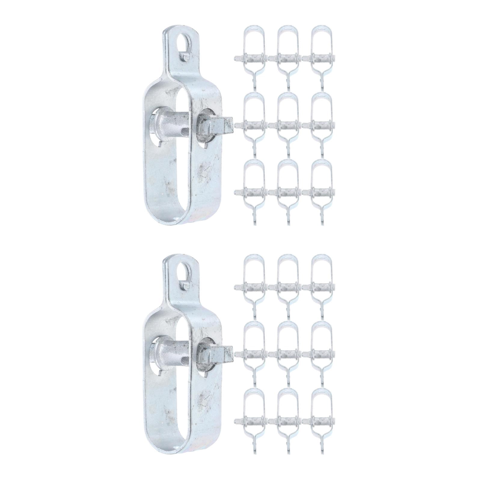 Worgeous 20 pcs Wire Clamps Fence Wire Clamps Wire Cable Clamps ...