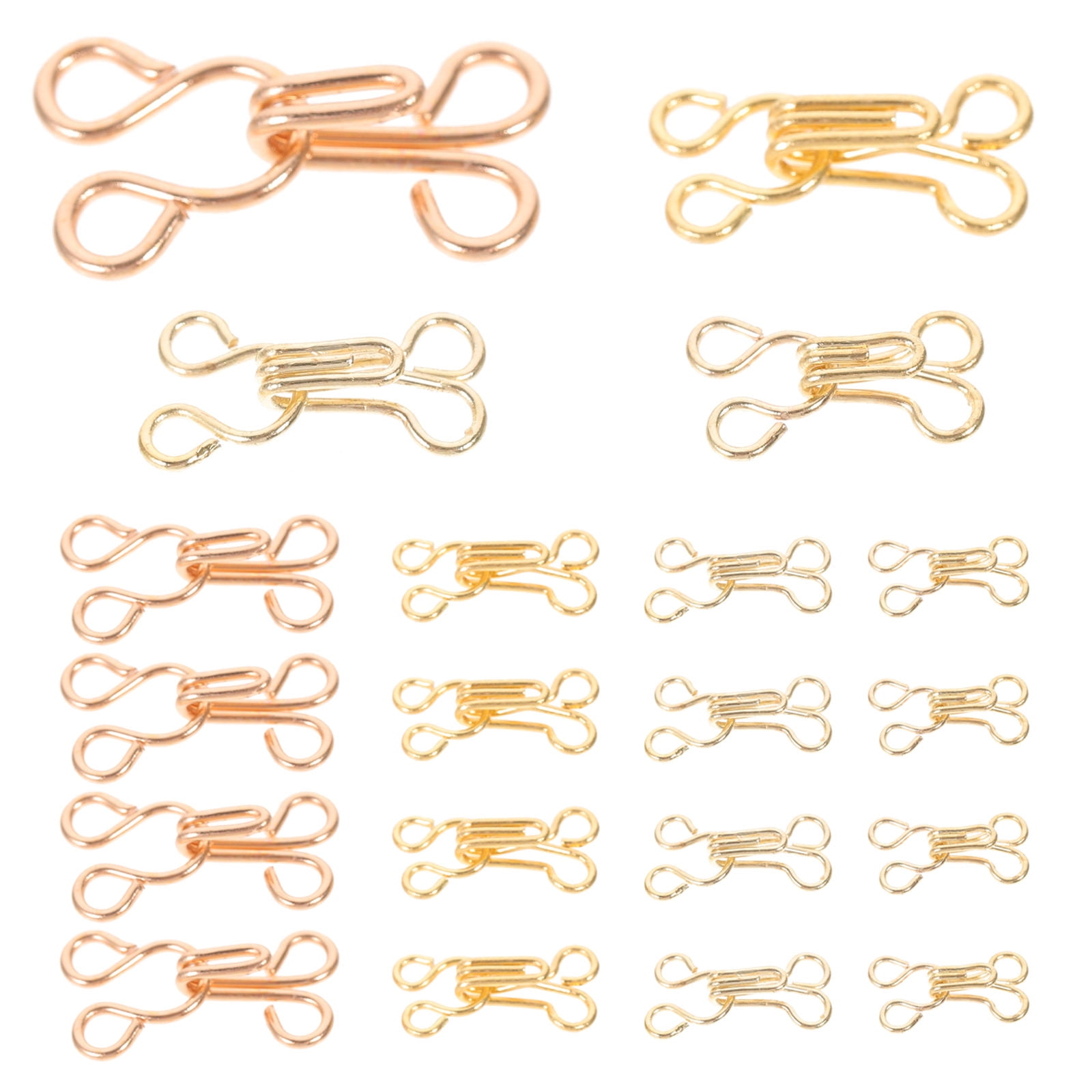 Worgeous 200 Pairs Eye Closures Hooks Eye Sewing Closure for Coat Cape ...