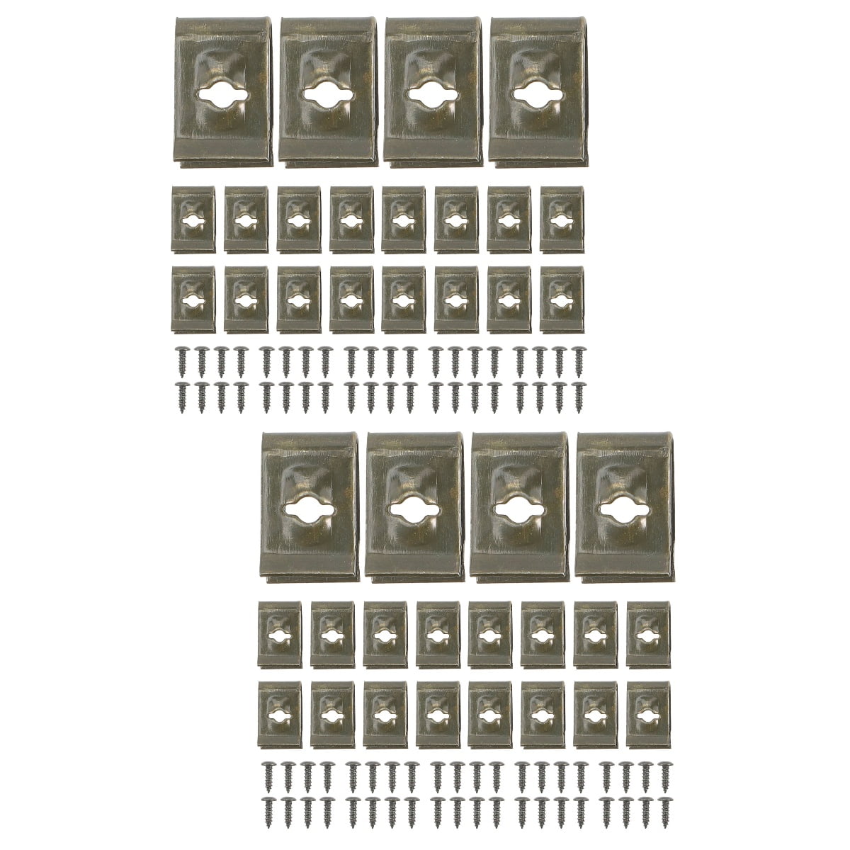 Worgeous 200 Pairs of Self-tapping Screw Set Wire Fixing Tool Cable ...