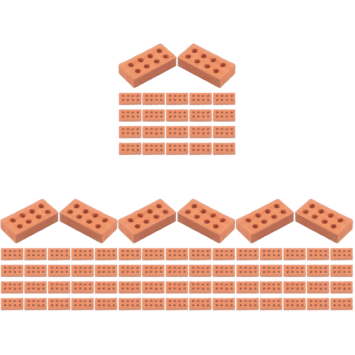 Worgeous 200 Pcs DIY Miniature Brick Models Simulation Models DIY Mini ...