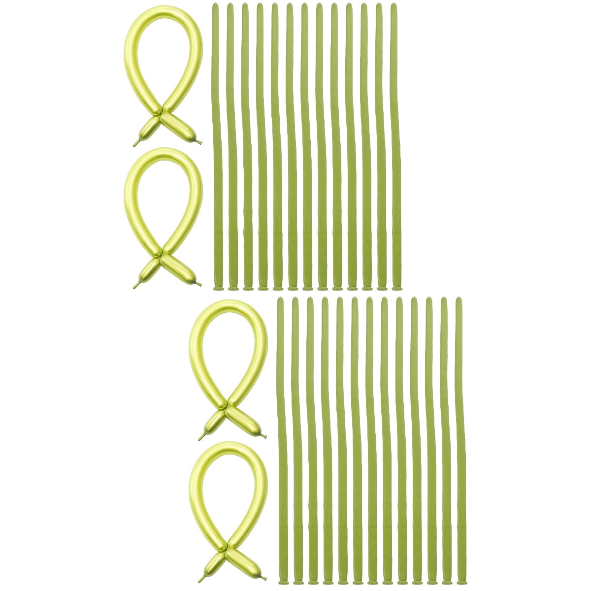 Worgeous 200 Pcs Modelling Balloons Long Balloons Party Latex Twisting ...