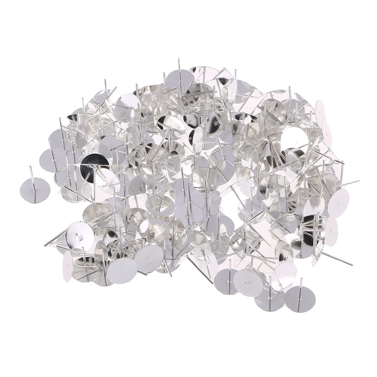 Worgeous 200 Pcs Woman Round Ear Stud Decor Earring Backs for Droopy ...