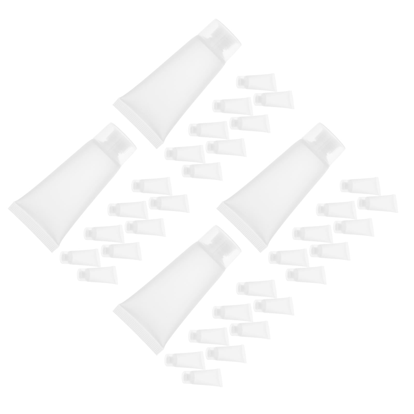 Worgeous 200 pcs Cream Tubes Empty Travel Tubes Empty Squeeze Tubes ...