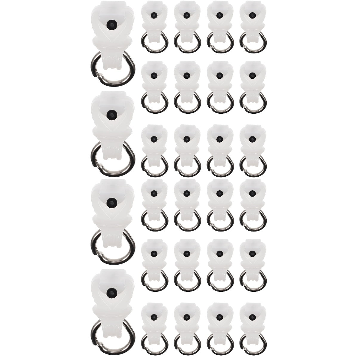 Worgeous 200 pcs Curtain Track Gliders Drapery Rail Sliding Glider ...
