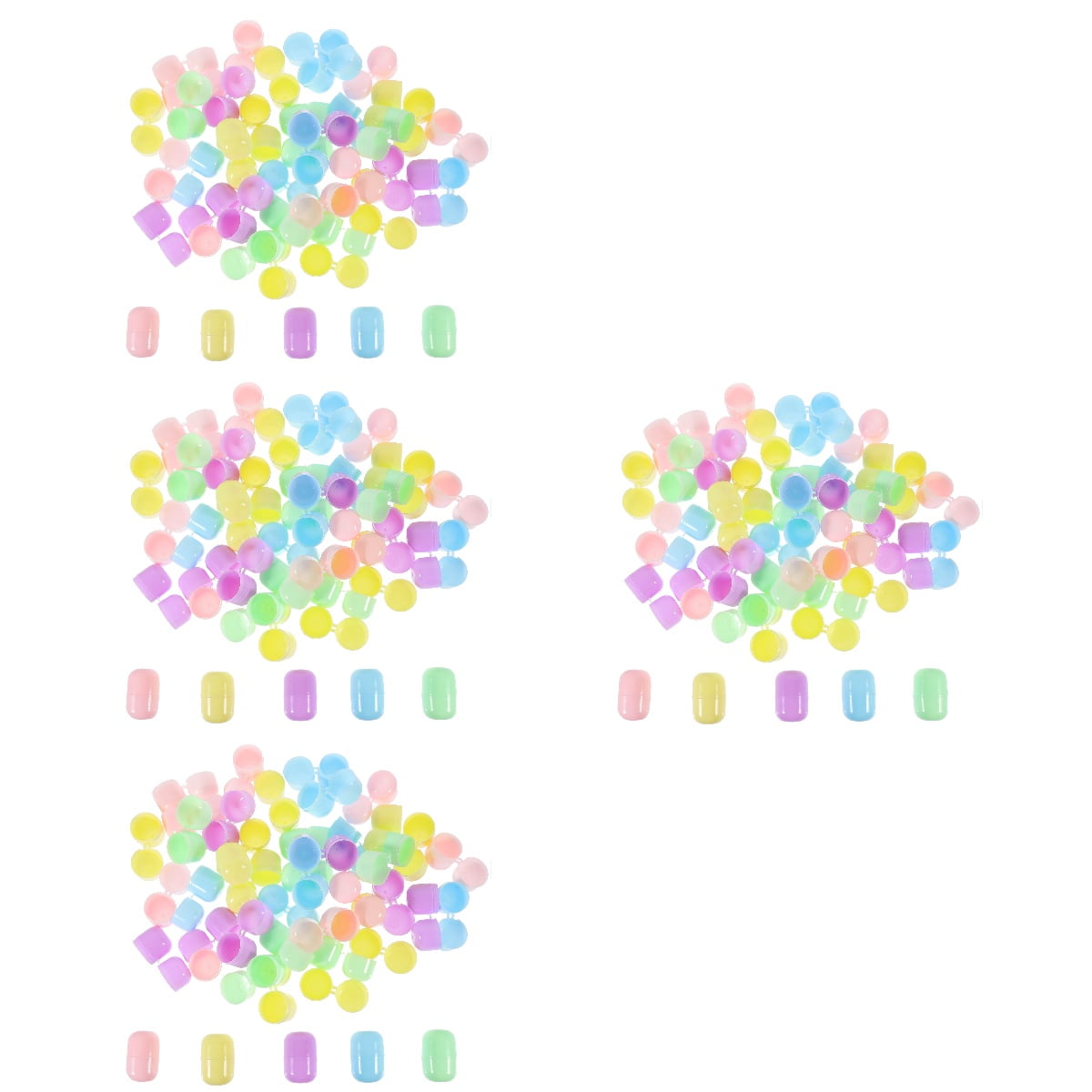 Worgeous 200 pcs Empty Fillable Capsules Openable Balls Vending ...