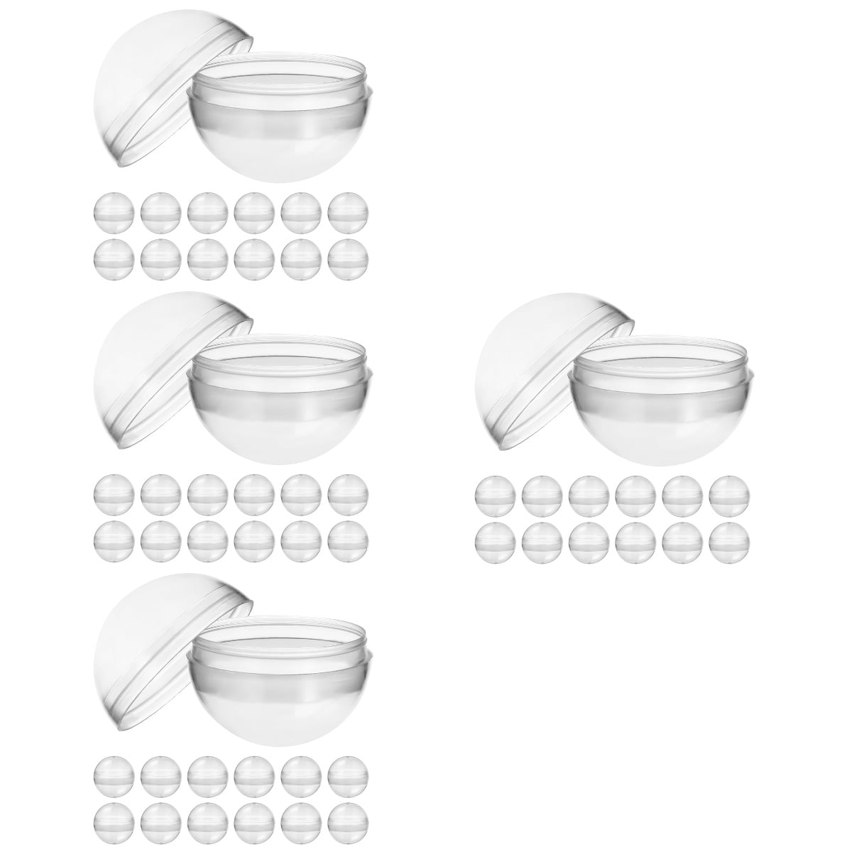 Worgeous 200 pcs Fillable Capsules Balls Vending Machine Capsules Ball ...