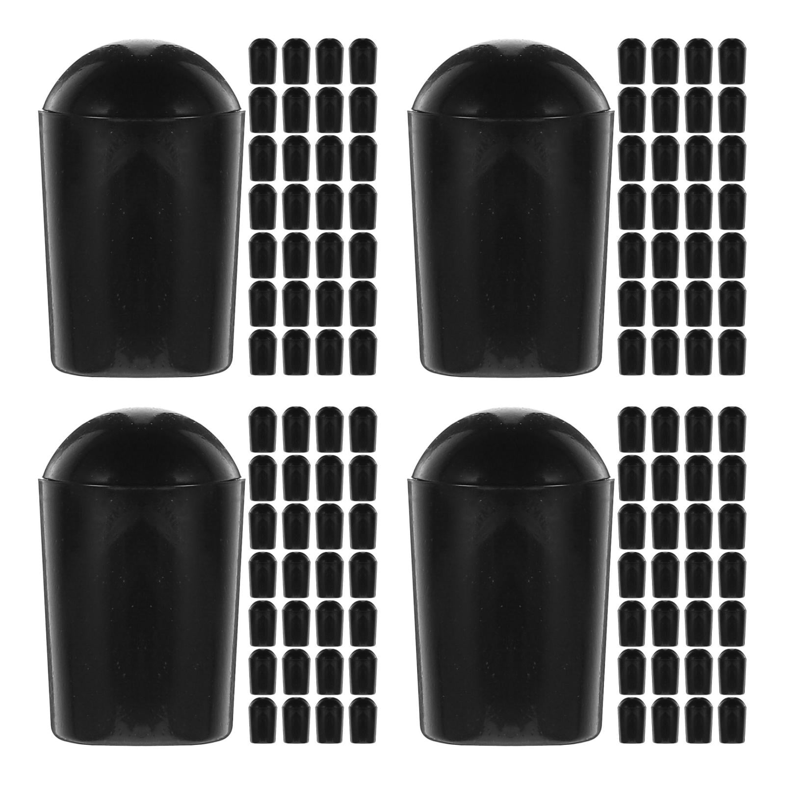WHAMVOX Worgeous 200 pcs PVC End Caps for Wire Metal Tubing with Rubber ...