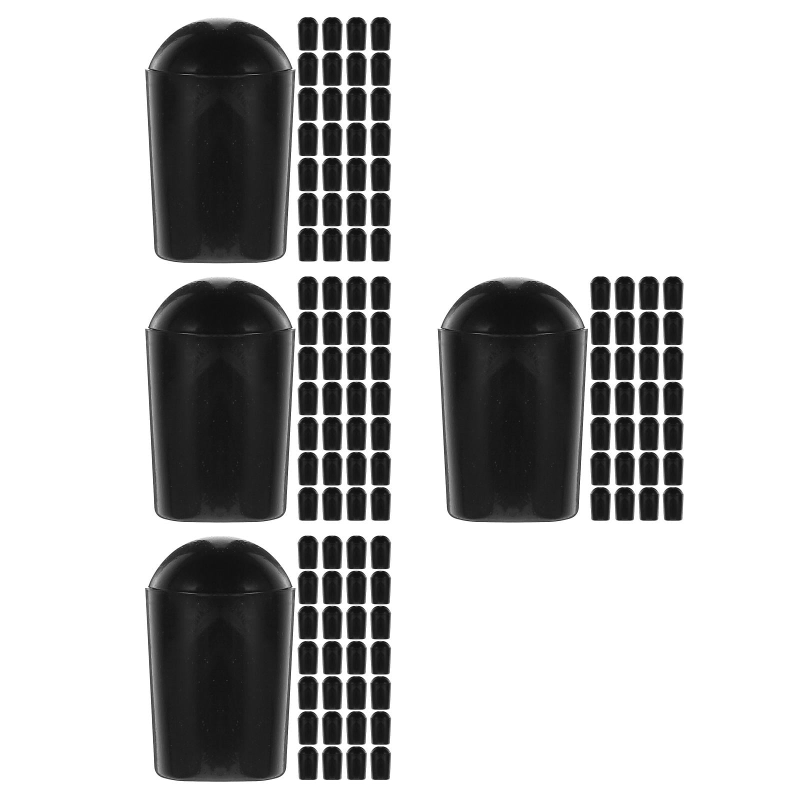 Worgeous 200 pcs PVC End Caps for Wire Metal Tubing Rubber Tips Shelf ...