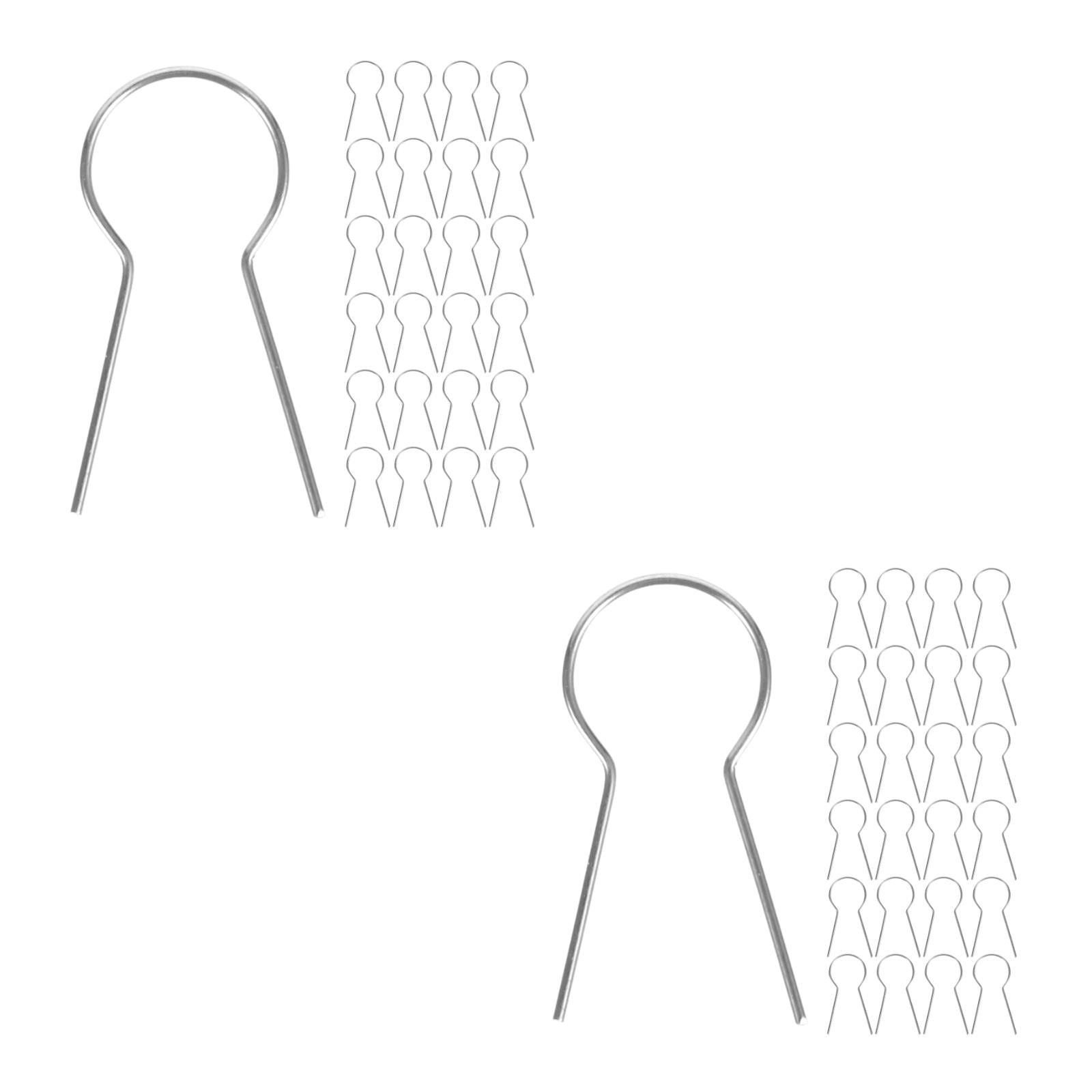 Worgeous 200 pcs Professional Kiln Firing Tools R-Type Hanging Burn Needles for Ceramic Hanging ...