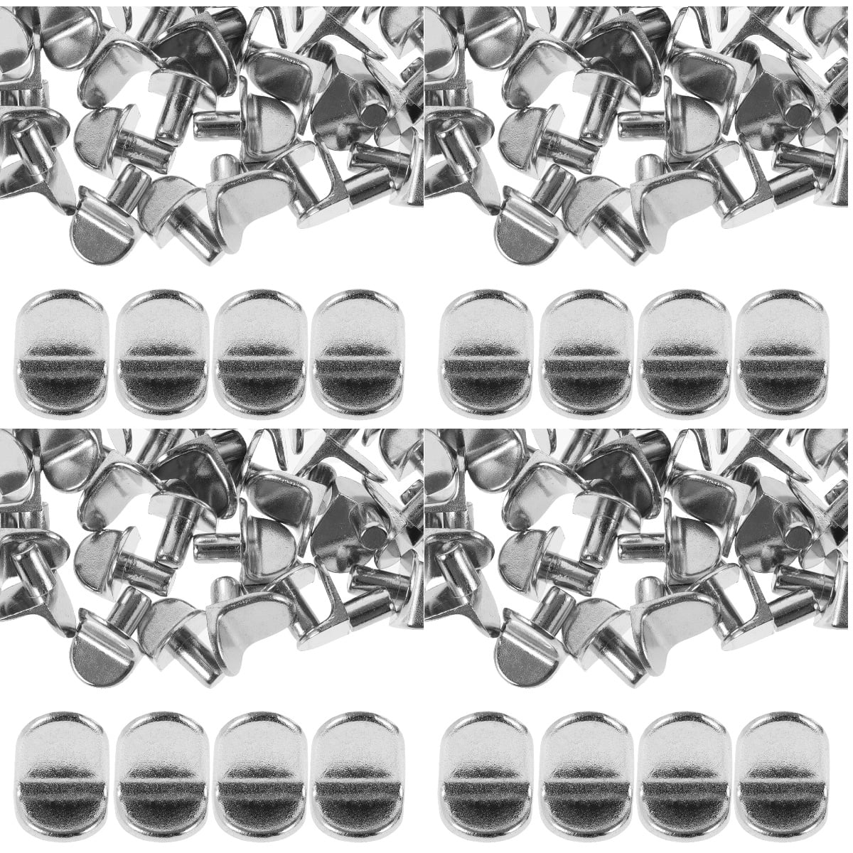 Worgeous 200 pcs Shelf Pegs Pin Metal L-shaped Clip Support Peg Shelf ...