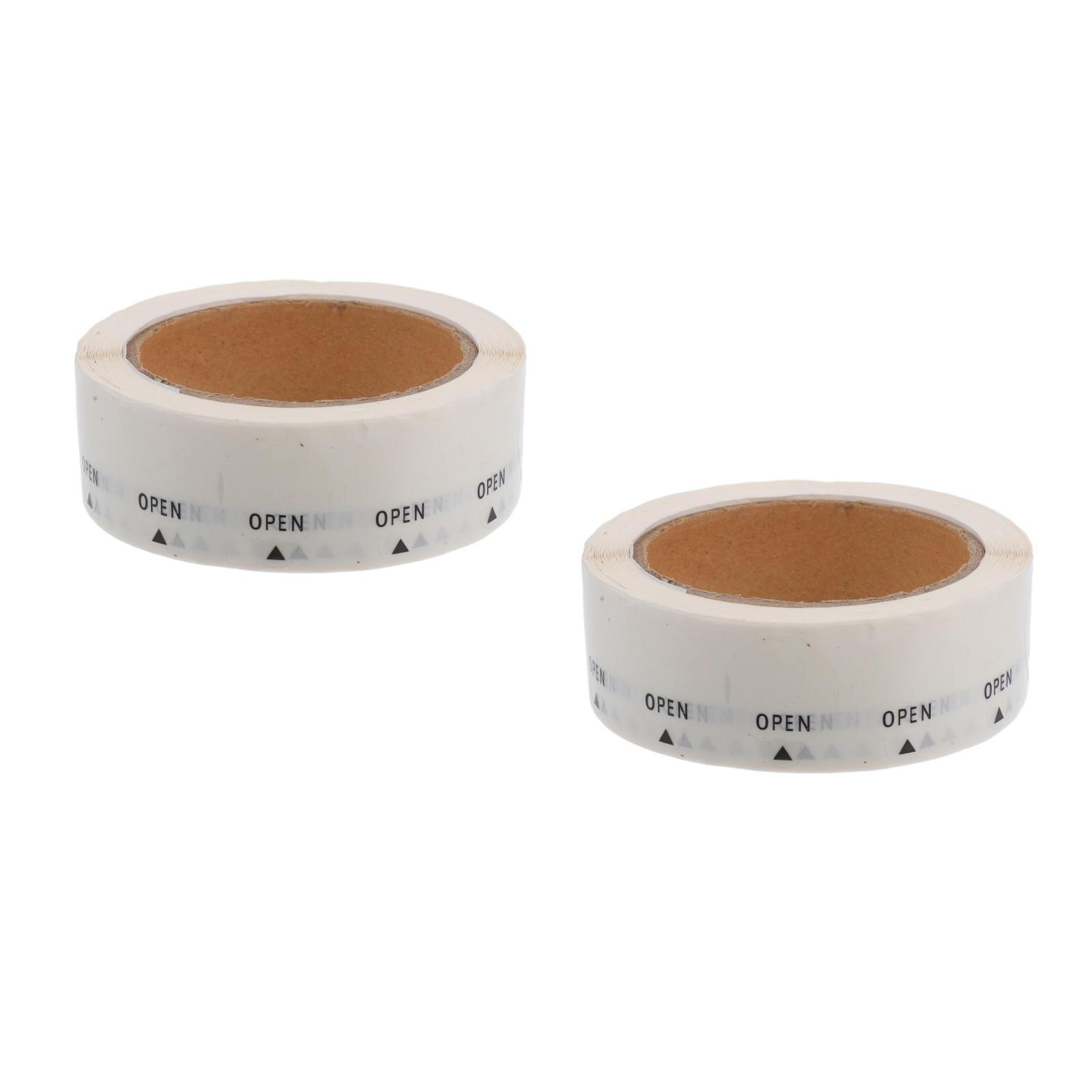 Worgeous 2000 Pcs Open Stickers Labels Waterproof Clear Labels Round ...