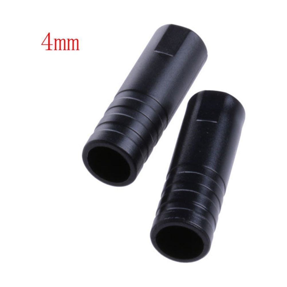 Worgeous Bike Cable End Cap Black Cyclists 200Pcs 0.71x0.2x0.2in ...