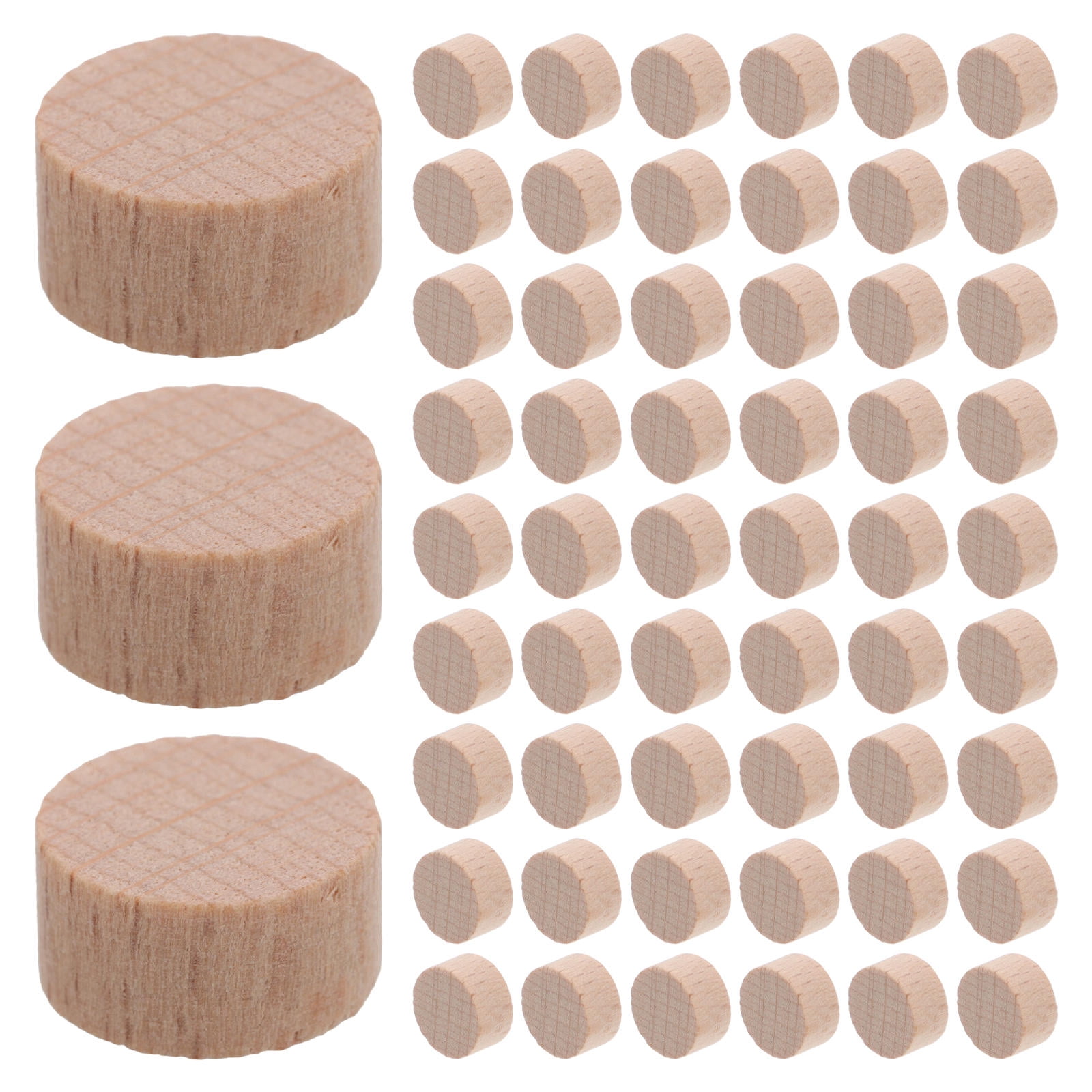 Worgeous 200pcs Small Wood Slices Crafts Cookies Log Rounds Rustic ...