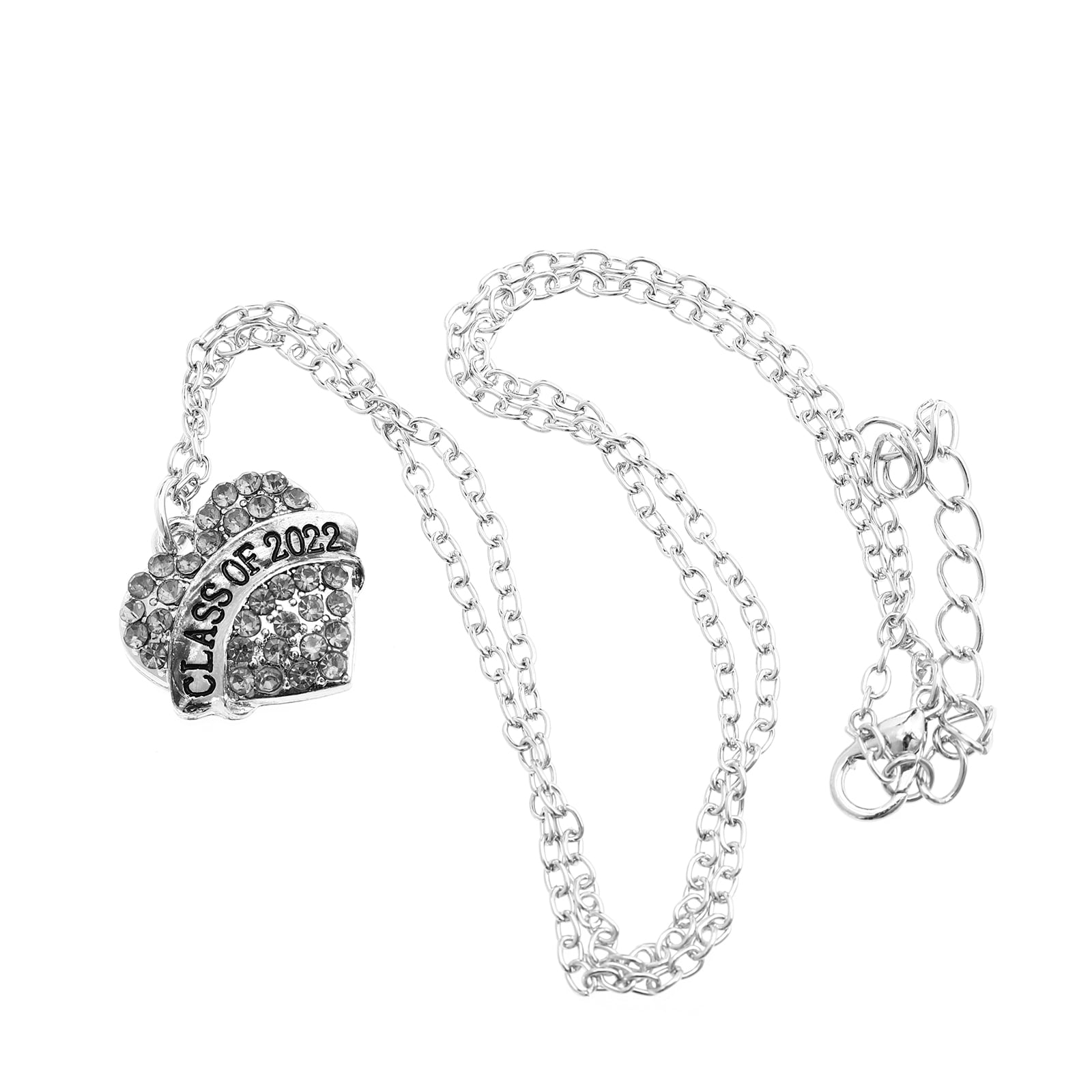 COMPUKAS 2022 Peach Heart Necklace Charm Graduation Gift for Miss White ...