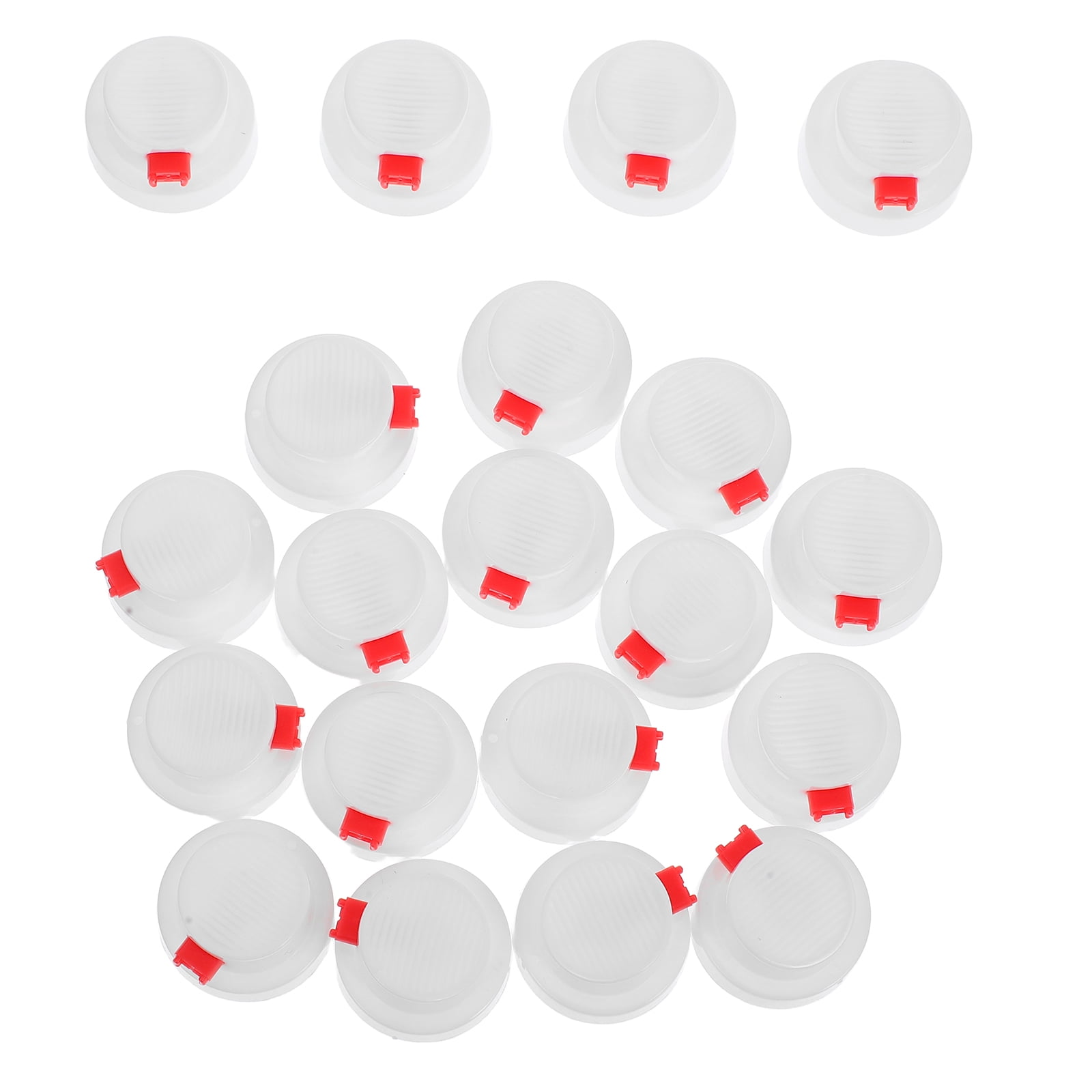 Worgeous 20PCS Mini White Spray Can Nozzle Replacements Plastic Spray ...