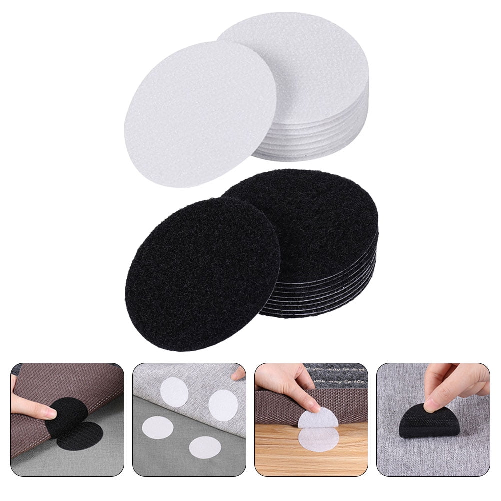 Worgeous Fastening Tape Self-Adhesive Fixator Tape Black 20 Pairs ...