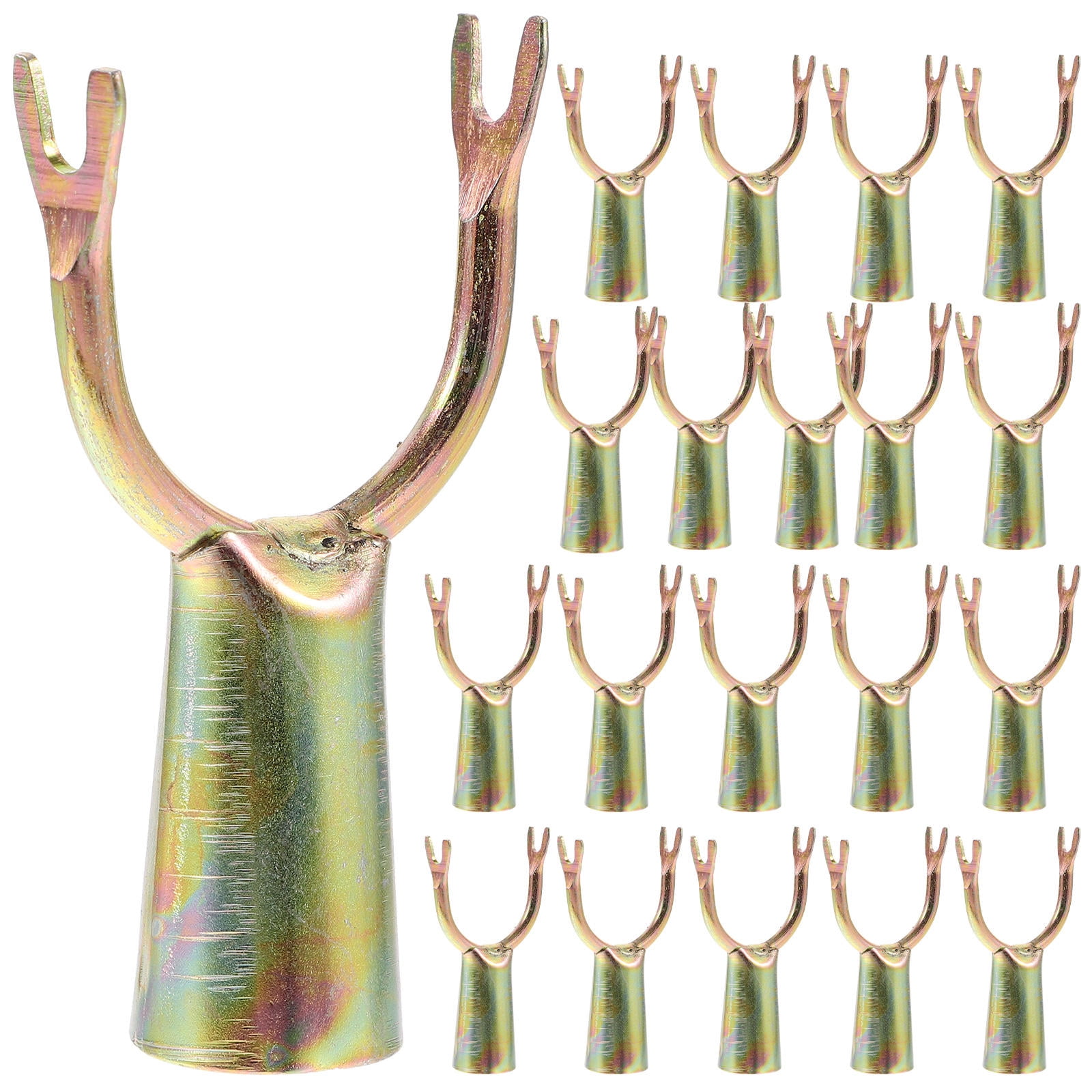 Worgeous 20Pcs Reaching Pole Fork Heads Clothes Pole Replacement Forks ...