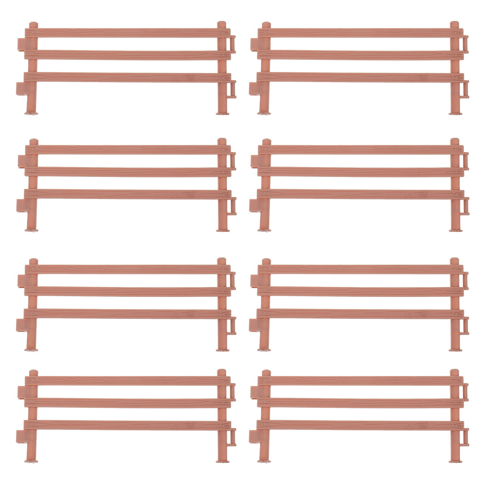 Worgeous 20Pcs Rectangular Fencing Panels for Miniature Fence Model ...