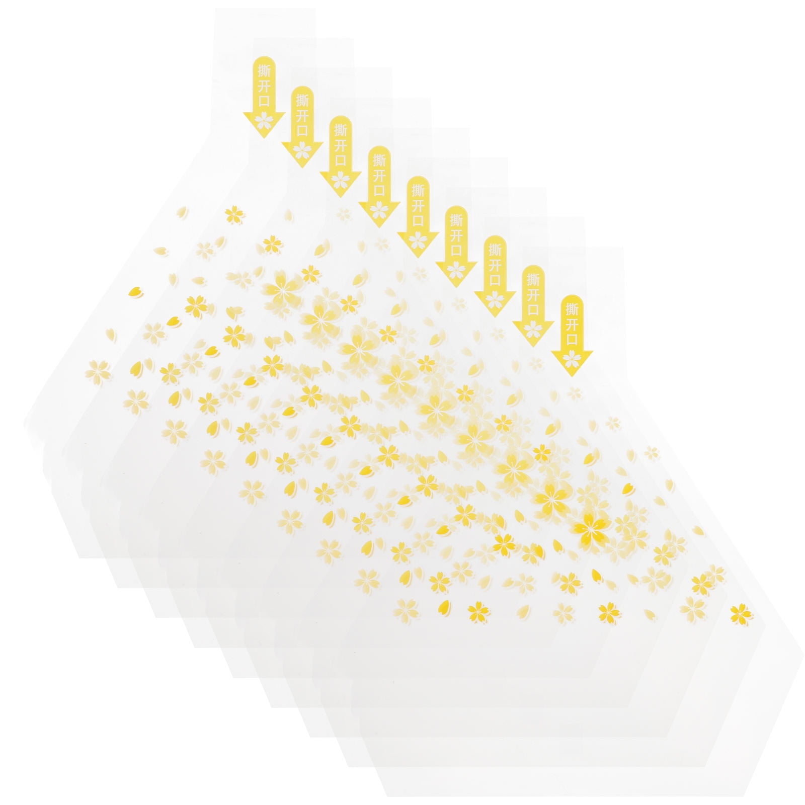 Worgeous 20Pcs Rice Ball Wrappers Disposable Triangle Sushi Packaging ...