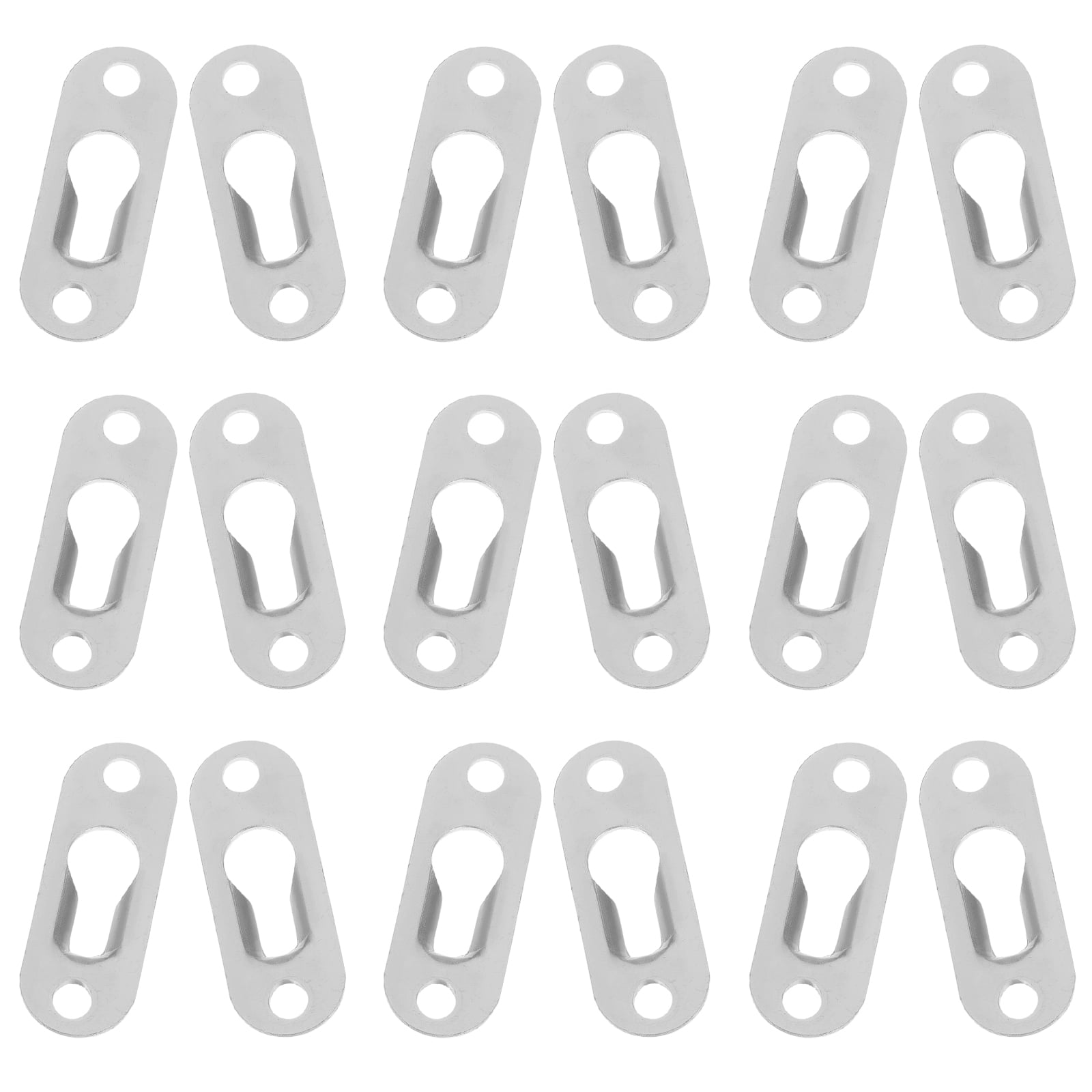 Worgeous 20pcs Metal Keyhole Hangers For Picture Frames And Mirrors ...