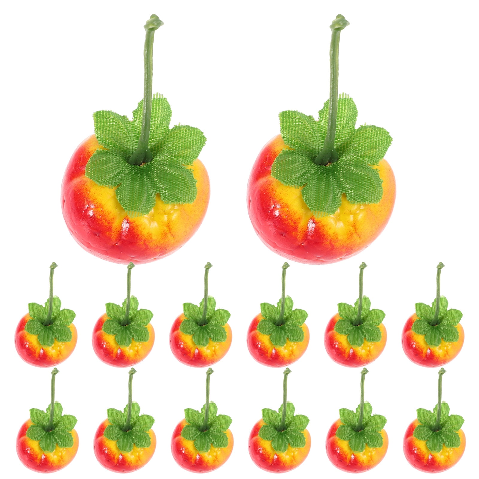 Worgeous 20pcs Mini Artificial Fruit Set Realistic Fake Fruits for Home ...